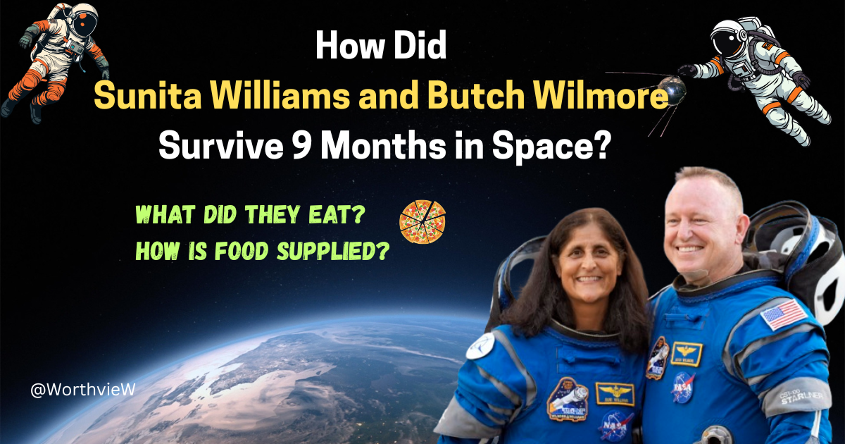 Surviving in Space: How Sunita Williams and Butch Wilmore Managed Their Extended Stay - WorthvieW