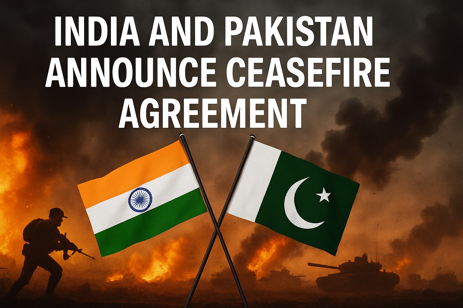 India and Pakistan announce ceasefire agreement after US-led talks ...