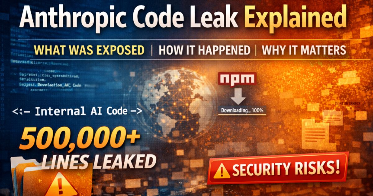 Anthropic Code Leak Explained: What Was Exposed, How It Happened, and ...