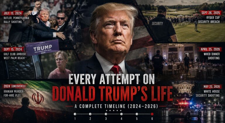The Complete Timeline of Attacks Targeting Donald Trump (2024–2026 ...